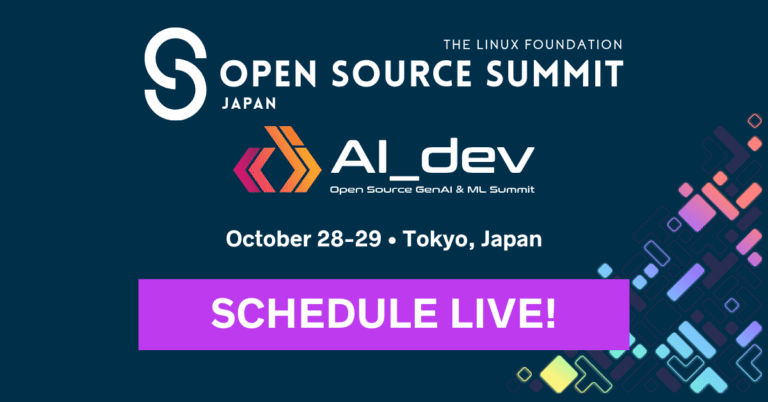 Open Source Summit Japan & AI_dev のスケジュールを公開 - The Linux Foundation